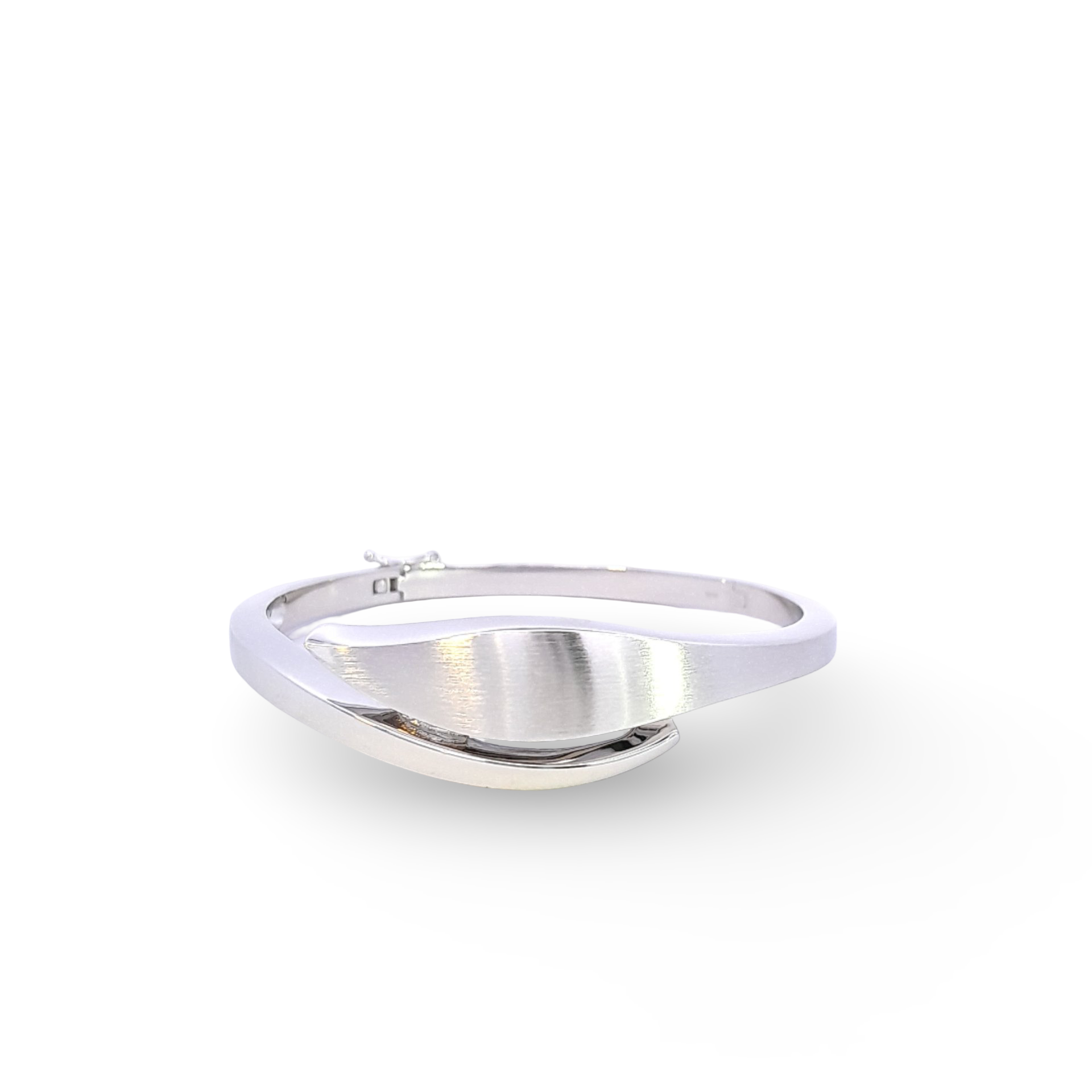 Breuning Sterling Silver Shaped Bangle – Country Jewel